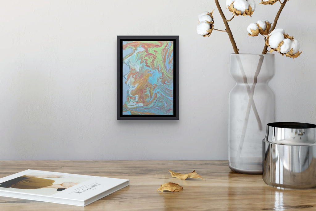 Nostalgia I - mini original abstract painting – South Island Art