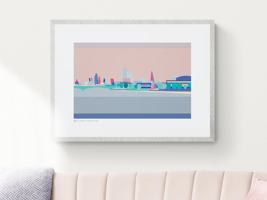 Southbank London Art Print — South Island Art