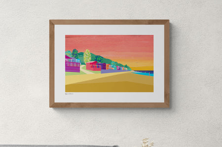 Whitstable English Coastal Art Print — South Island Art